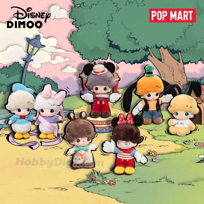 Pop Mart Dimoo World x Disney TV Show Series Vinyl Plush Keychain ...
